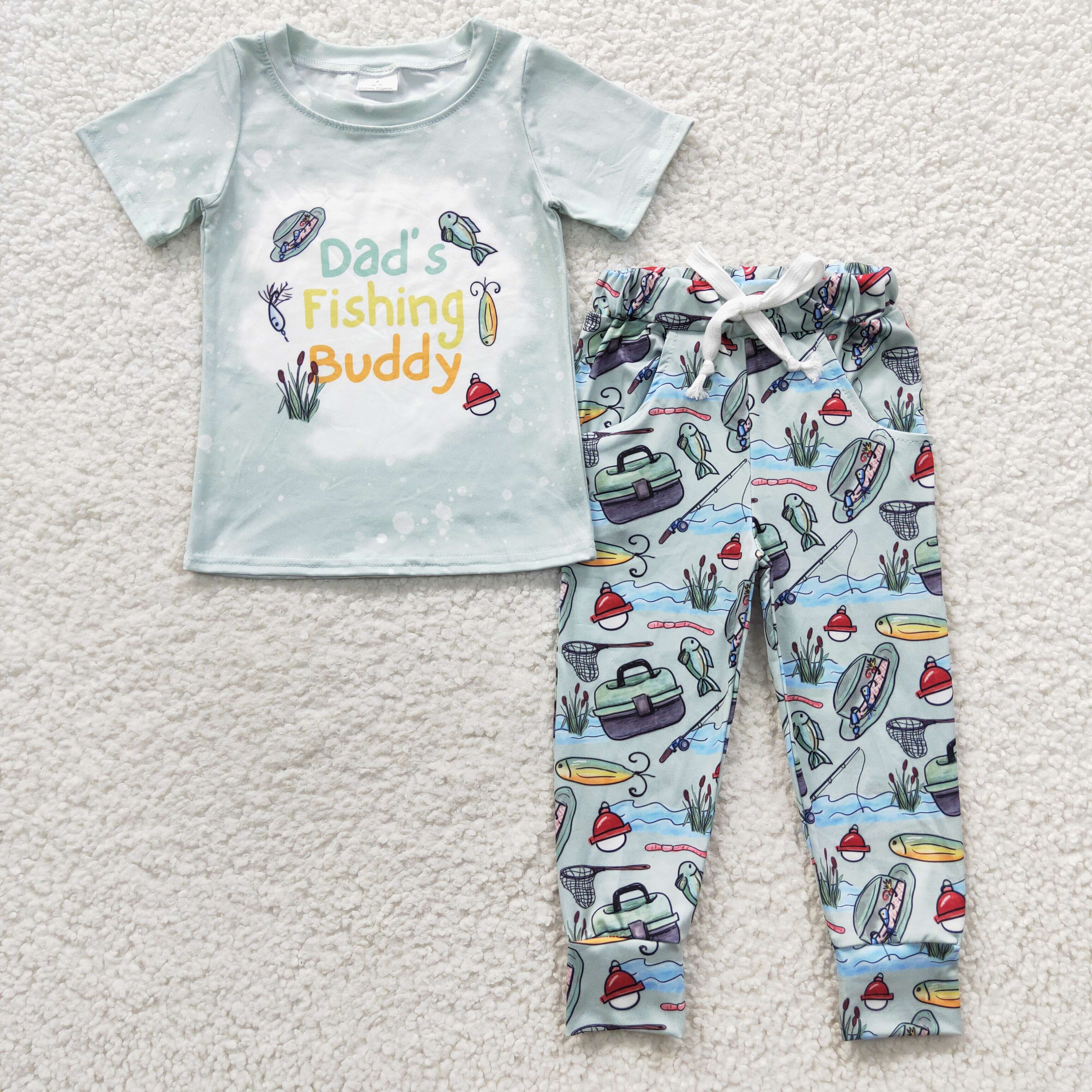 Boys Dad's Fishing Buddy Outfits – ZHOHAO03