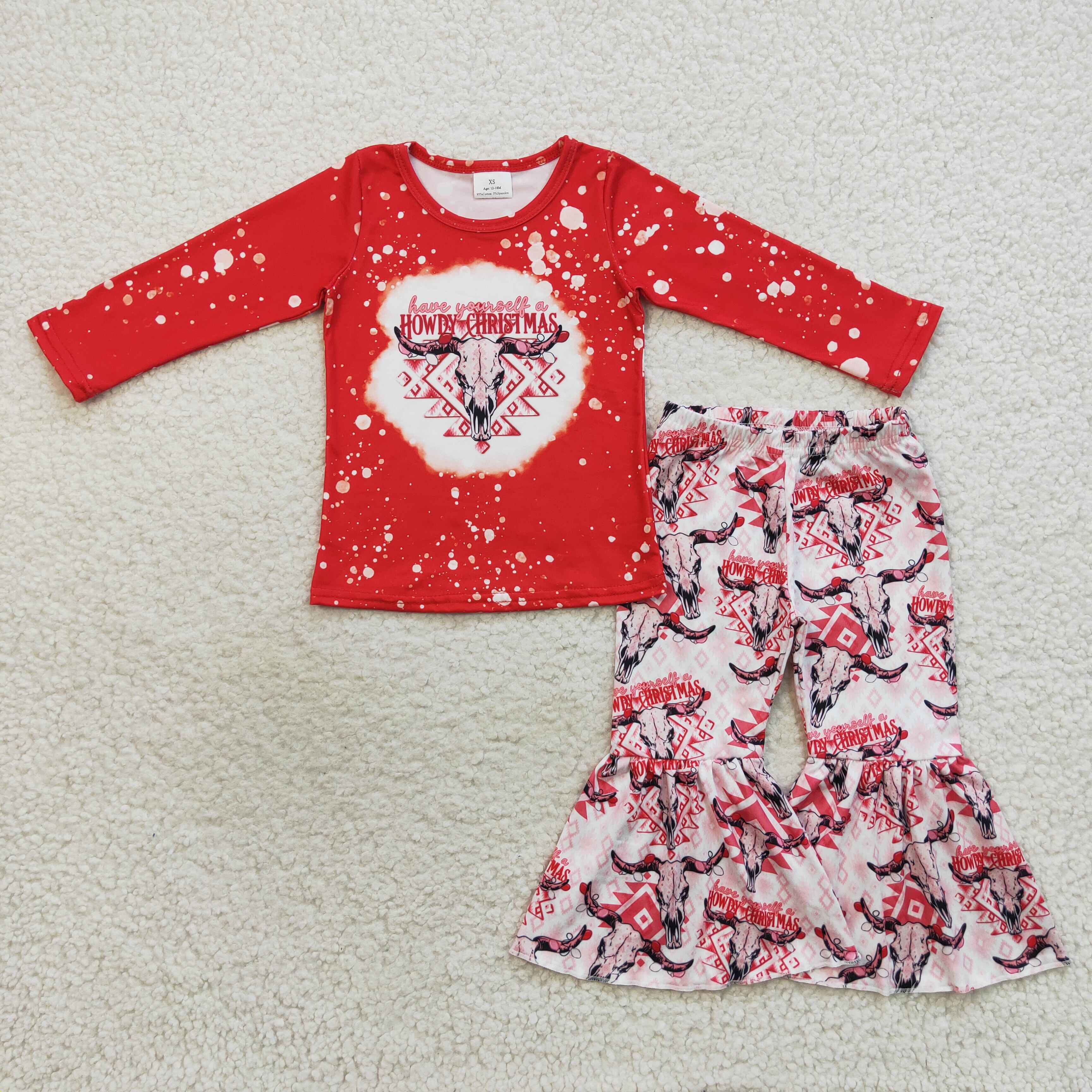 Girls Howdy Christmas Outfits – ZHOHAO03