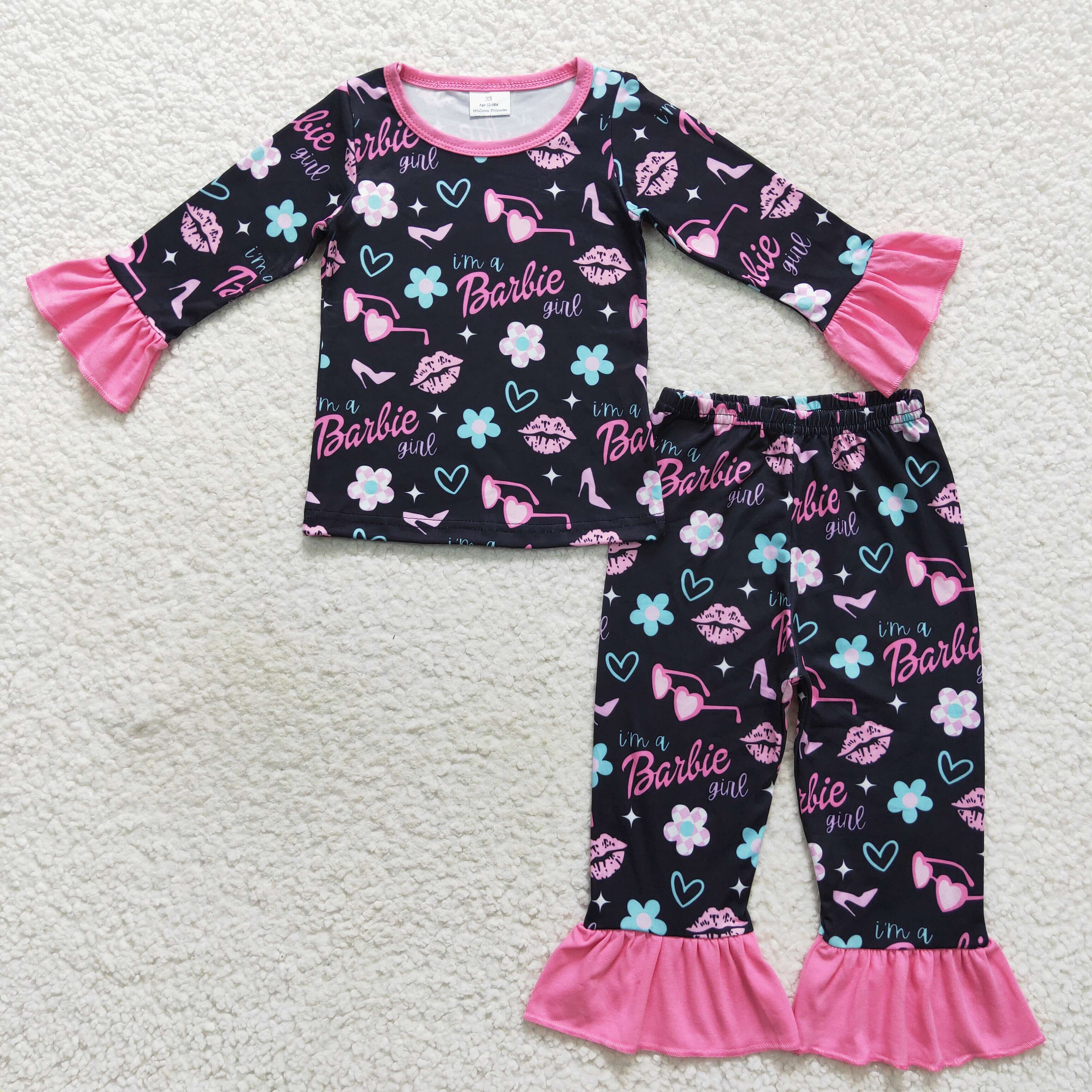 GLP0652 Girls Barbie Pajamas – ZHOHAO03