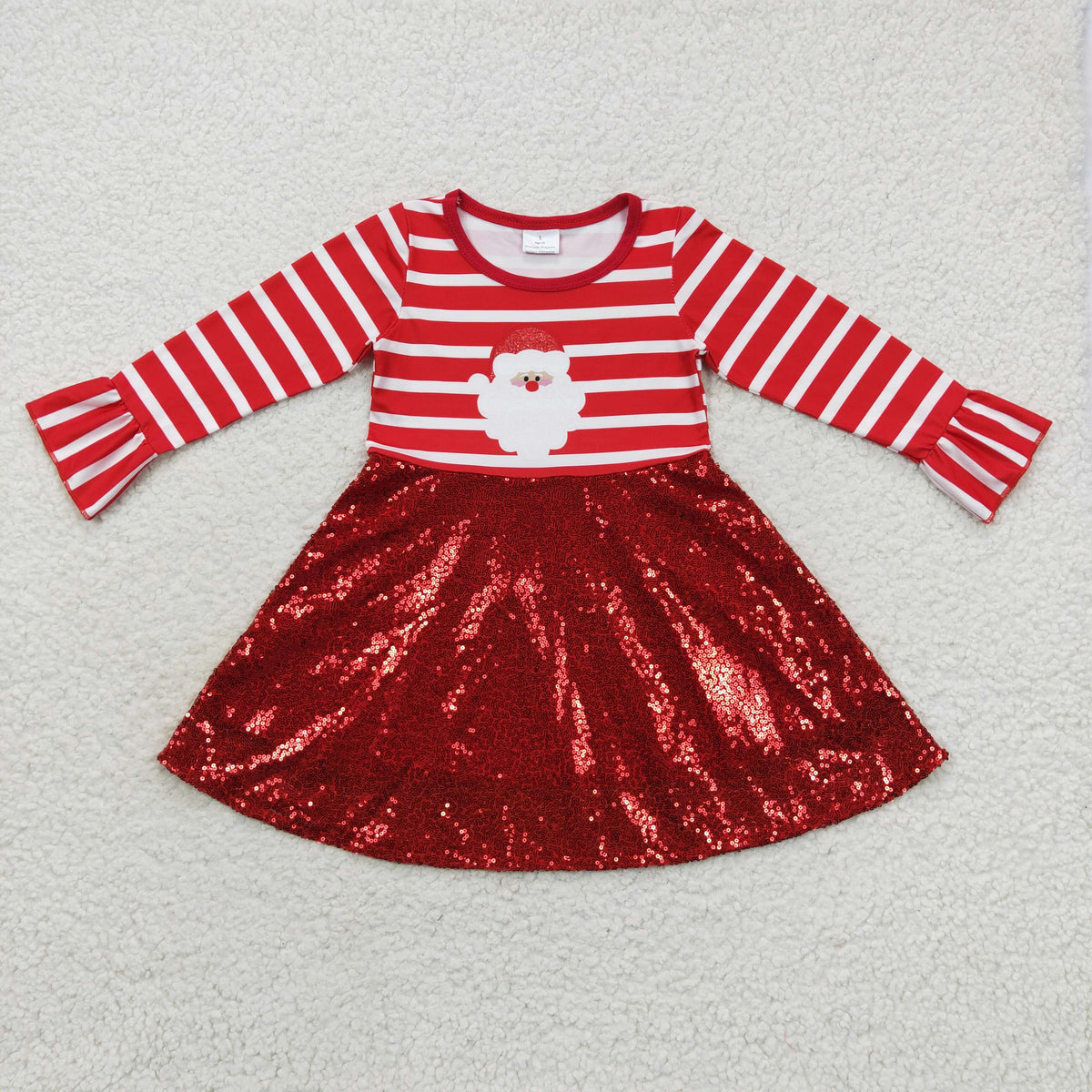Girls Red Santa Dress – ZHOHAO03