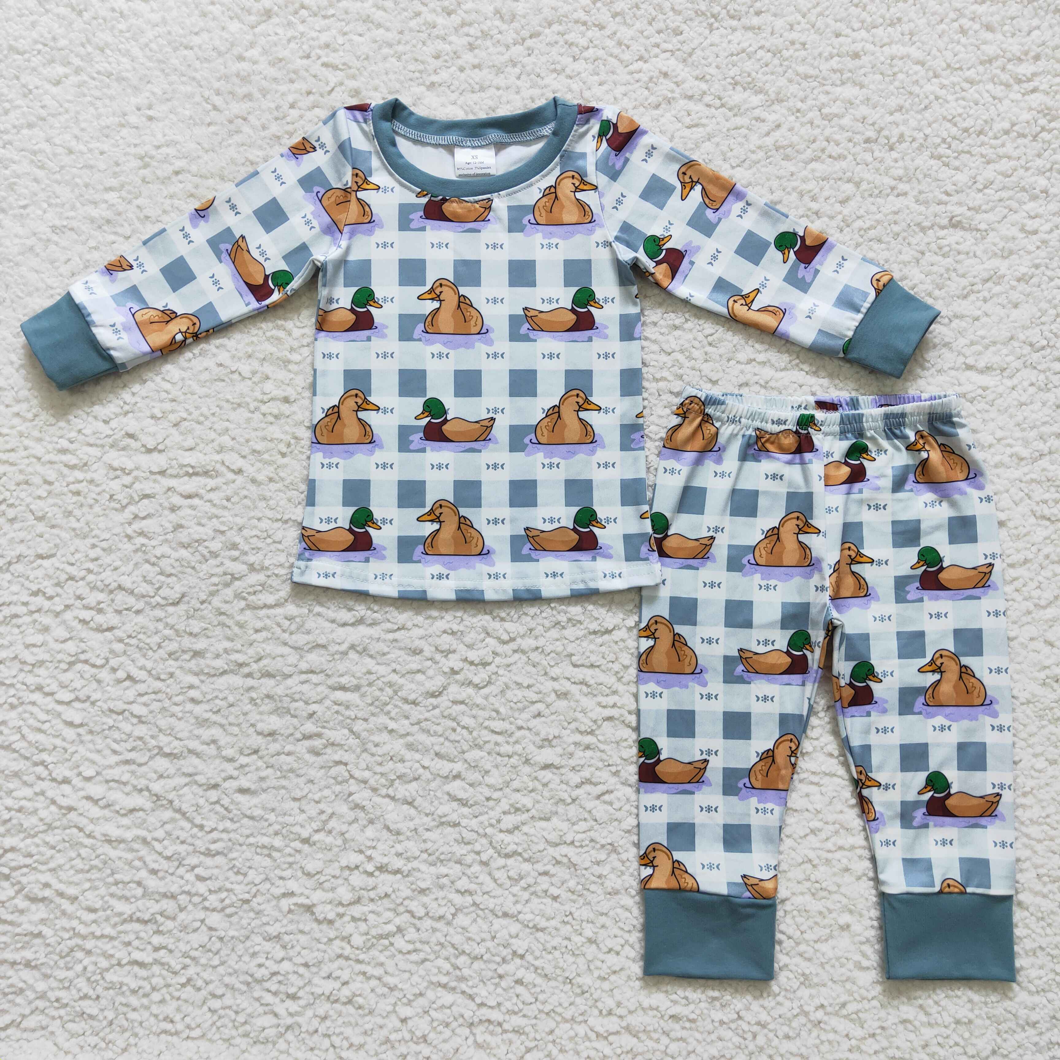 BLP0329 Boys Duck Pajamas – ZHOHAO03
