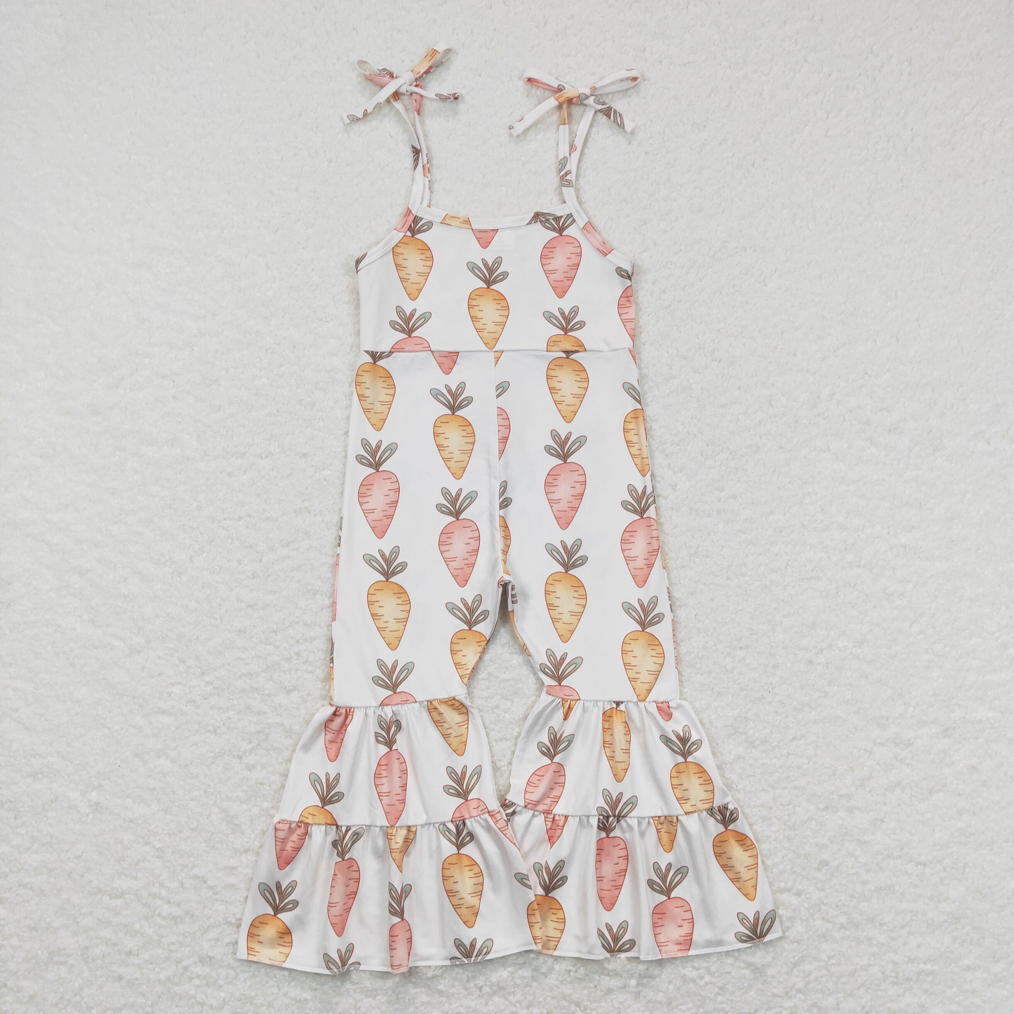 Girls Easter Carrot Jumpsuit – ZHOHAO03
