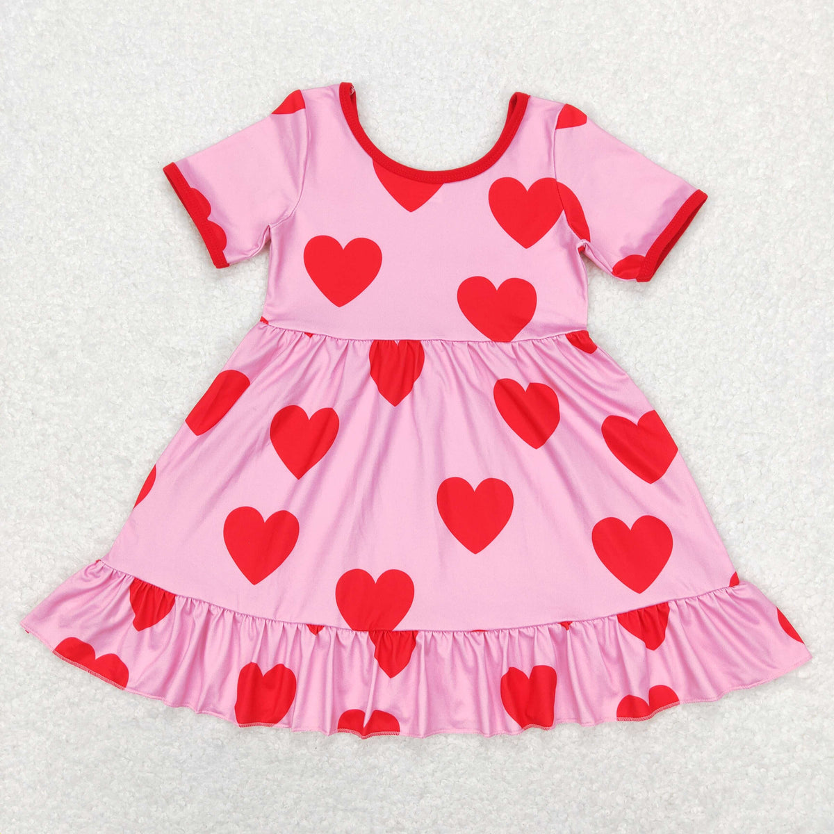 GSD0629 Girls Valentine Heart Dress – ZHOHAO03