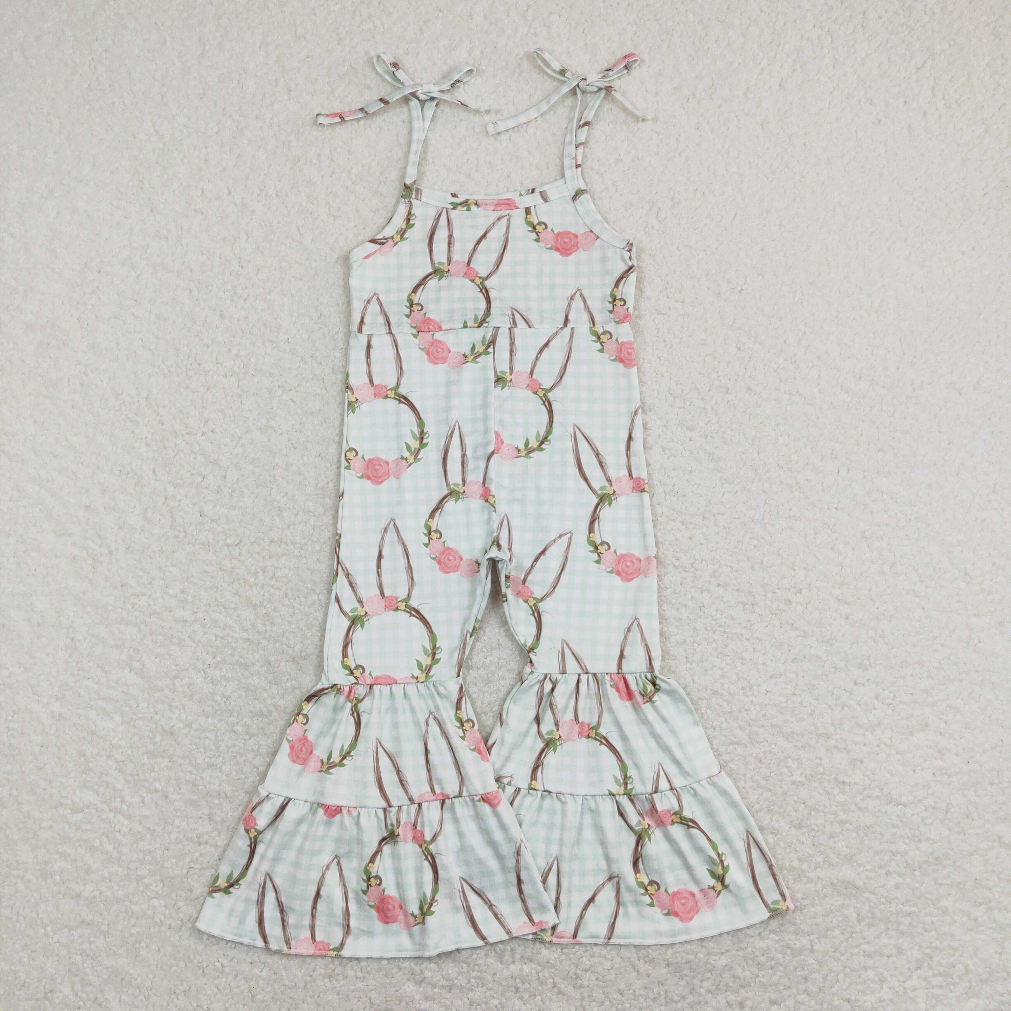 SR0875 Girls Easter Bunny Jumpsuit – ZHOHAO03