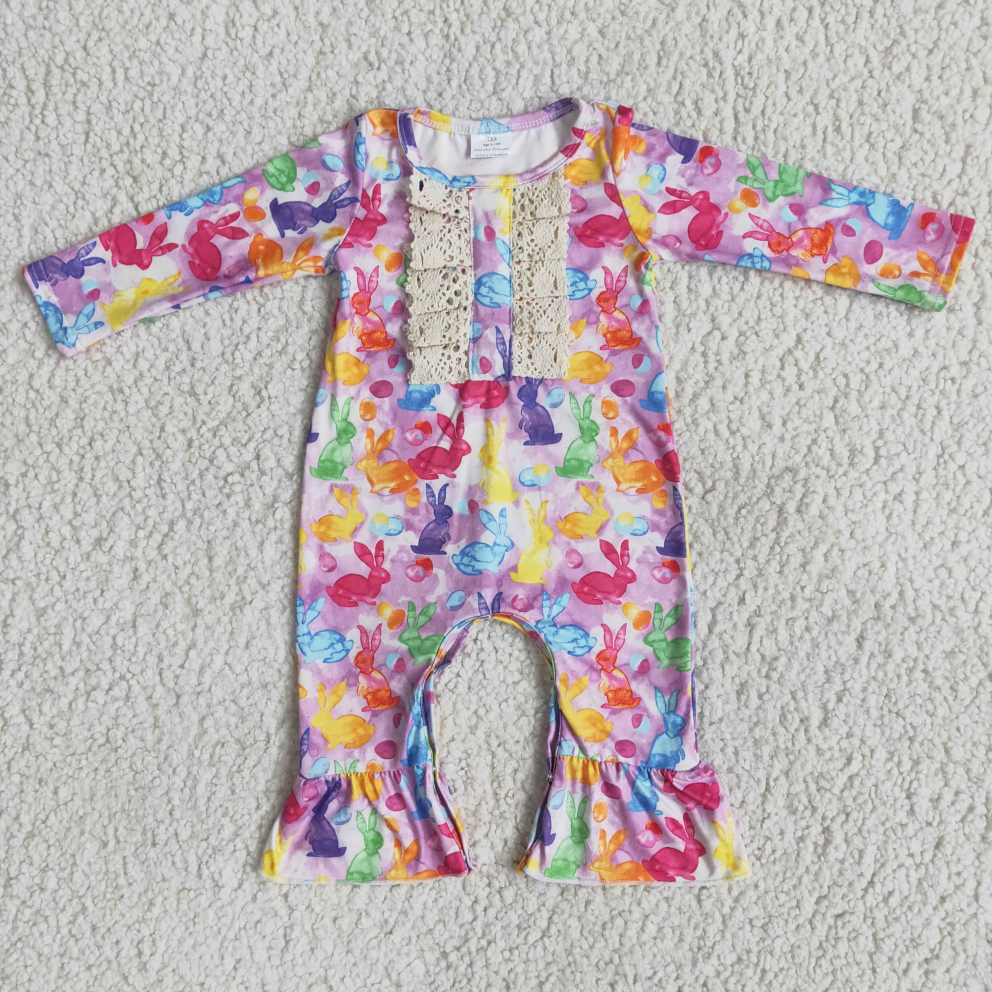 Girls Easter Bunny Rompers – ZHOHAO03