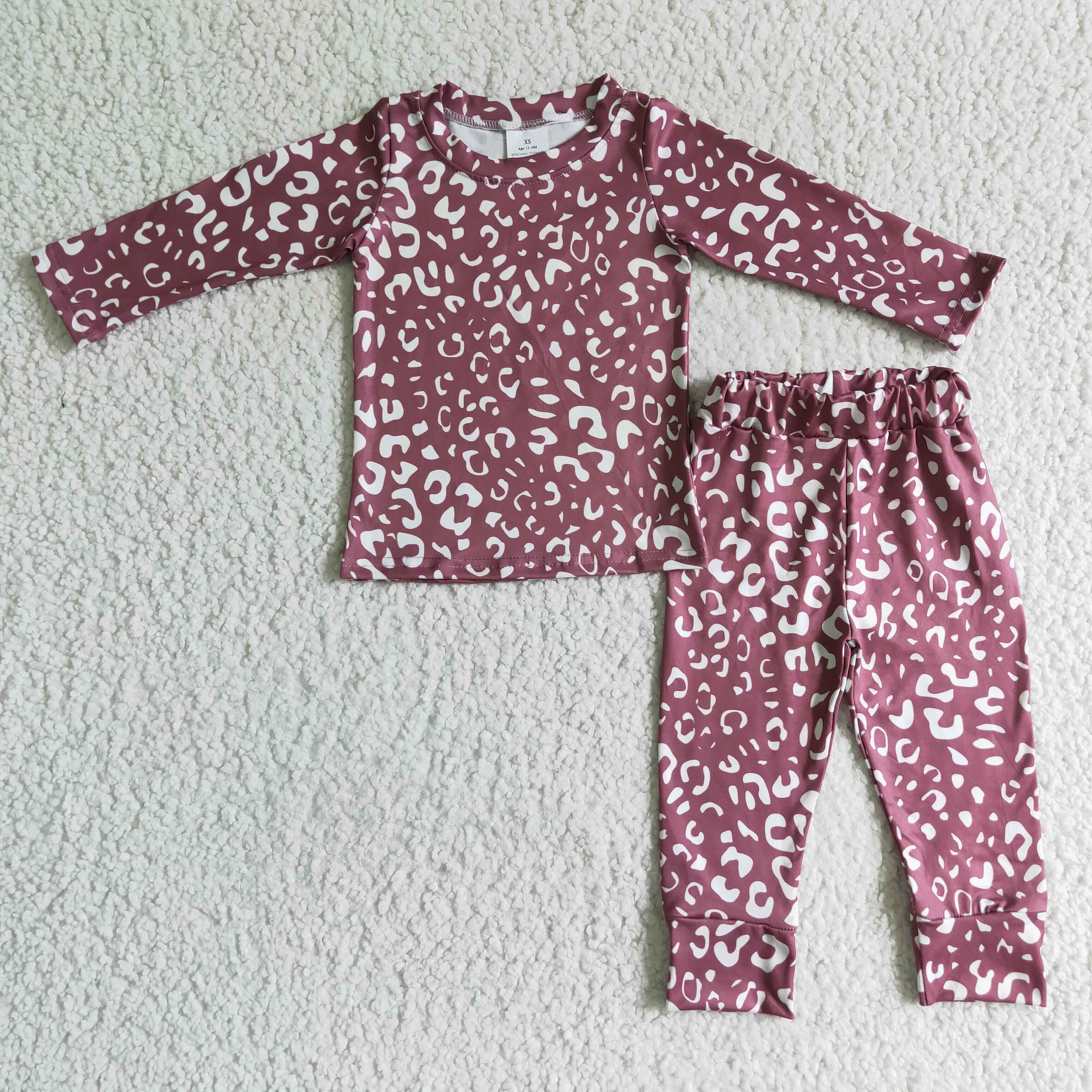 Girls Leopard Pajamas – ZHOHAO03