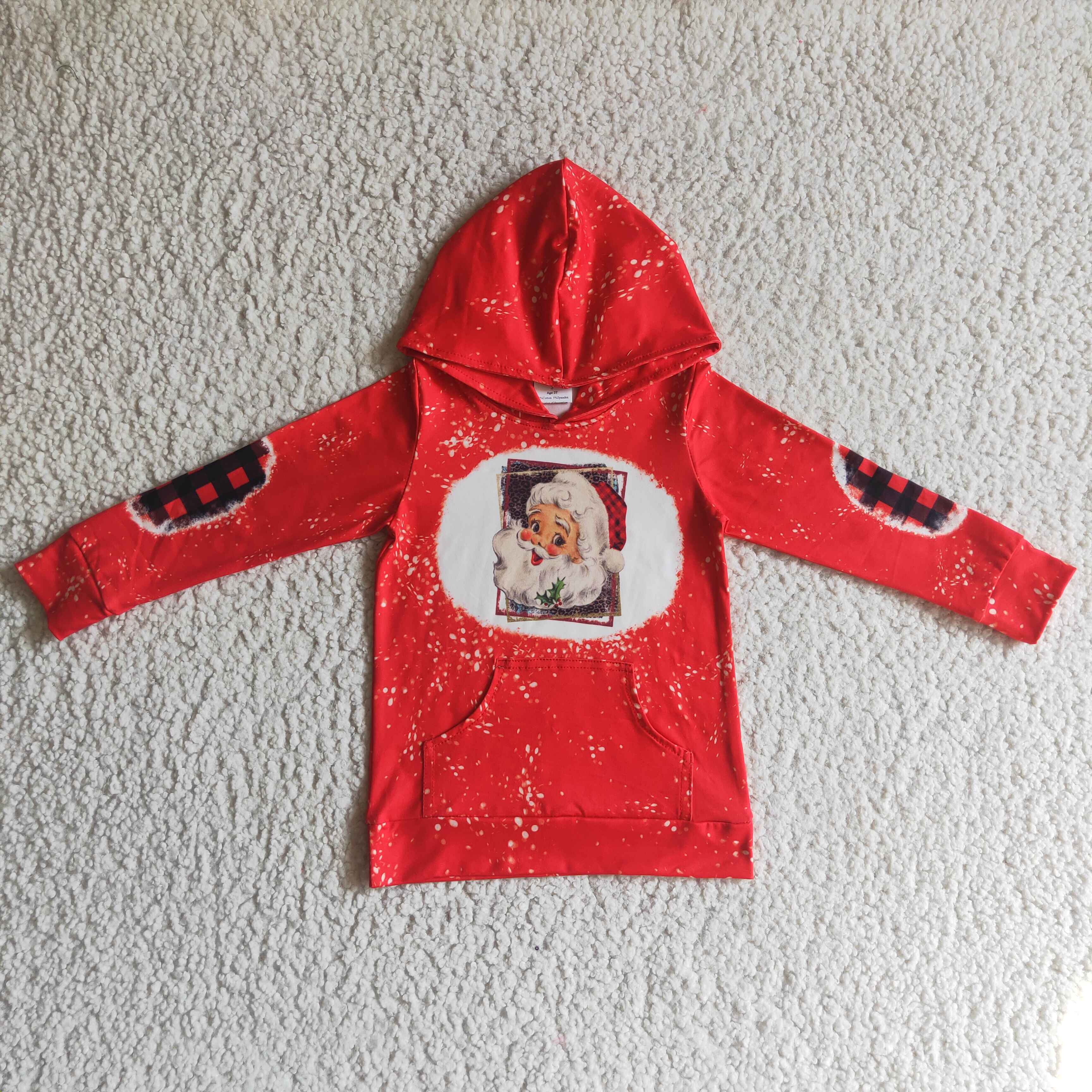 Baby Christmas Santa Red Hoodies – ZHOHAO03