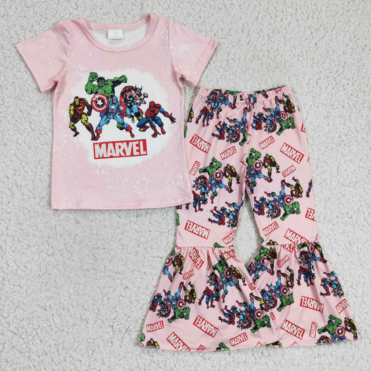 Girls Marvel Pink Outfits – ZHOHAO03