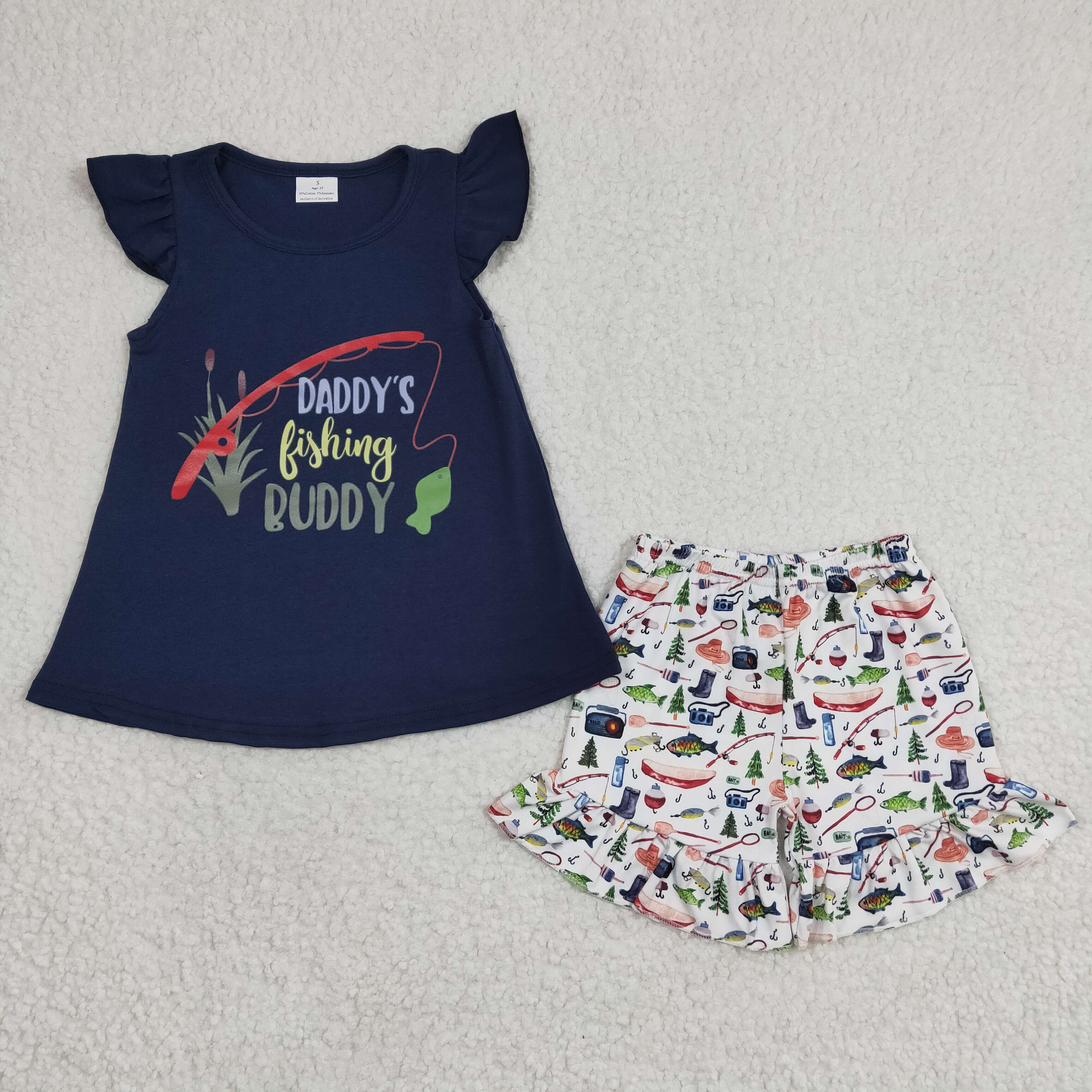 Girls Fishing Outfits Short Sleeves Shorts – ZHOHAO03