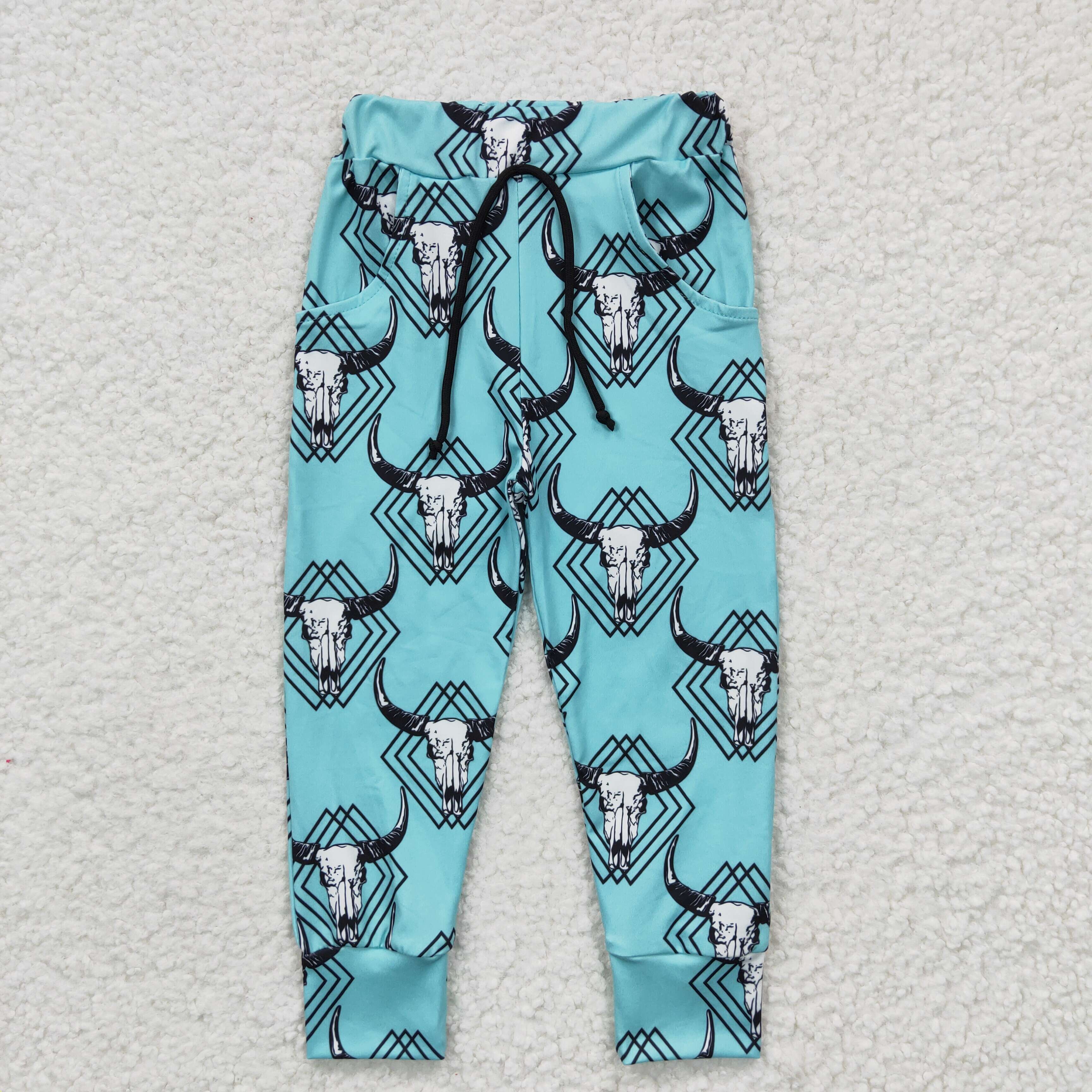 P0087 Boys Cow Pants Joggers – ZHOHAO03